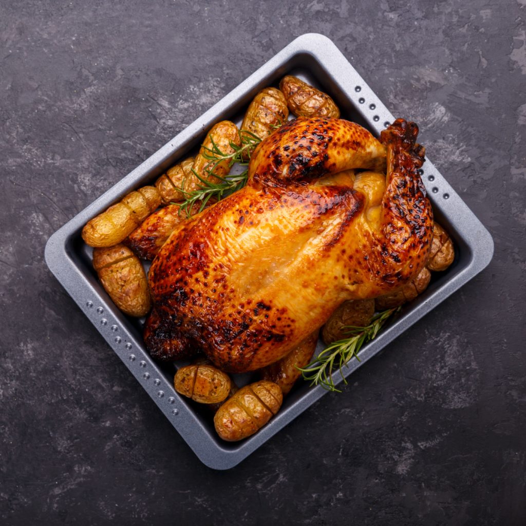 Chapon en deux cuisson - Maison Vessière